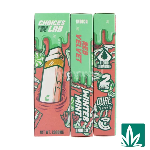 Buy Choices Lab Dual Vape (2g) - Red Velvet x Winter Mint Online - Buy ...